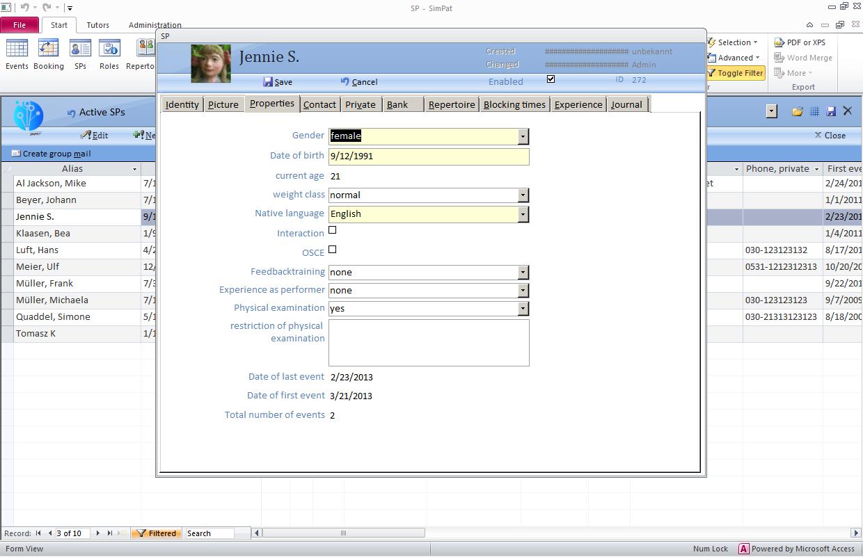 SimPat Version 3.8 (en) « SimPat