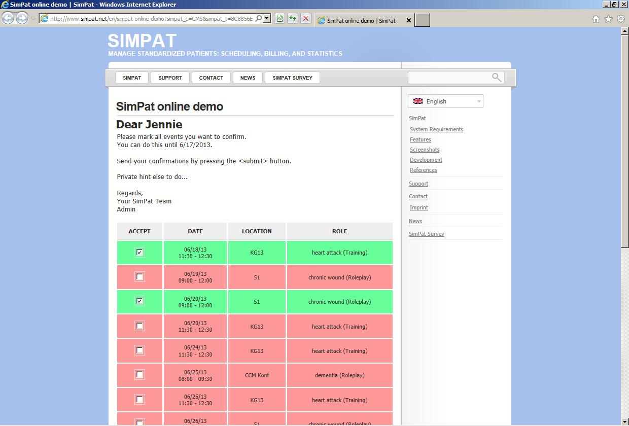 SimPat Version 3.8 (en) « SimPat